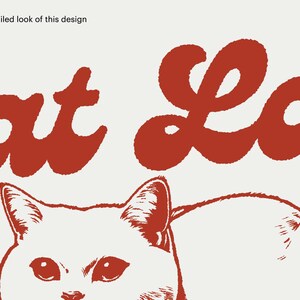 Cat Loaf Funny Cat, SVG PNG File, Trendy Vintage Retro Cat Lover Design ...