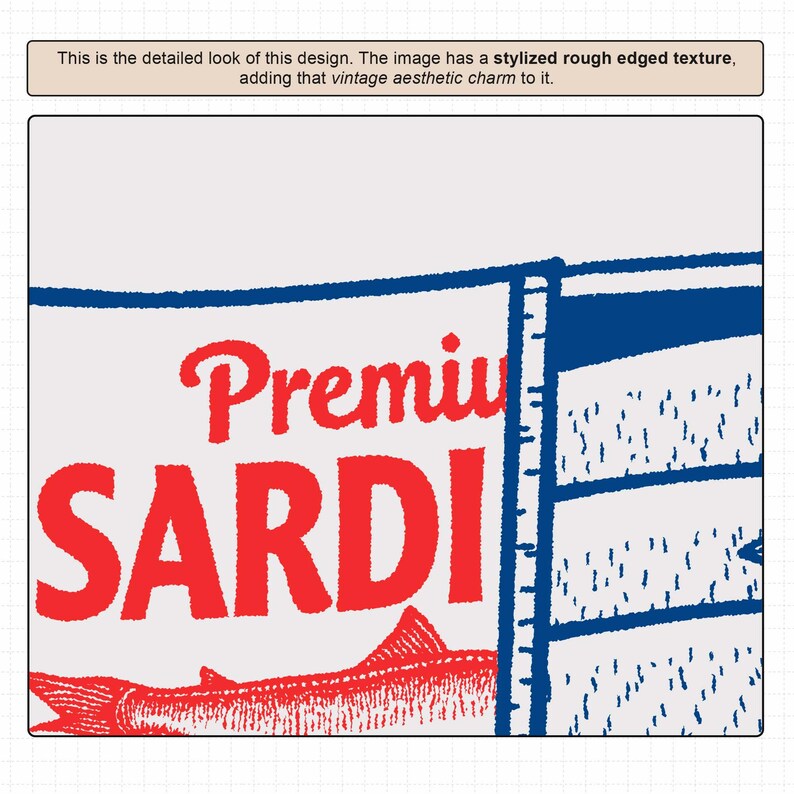 Tinned Sardines, Aesthetic SVG PNG File, Trendy Vintage Fisherman Core ...