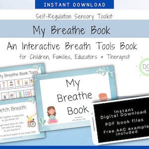 My Breathe Book, Children's Book, Self-regulation, Sensory Tools ...