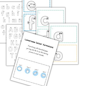 Letter Formation Resources, Lowercase, Early Writing Skills ...