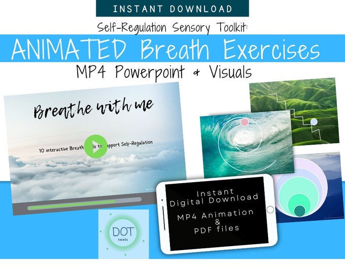 Animated Brain Break: Breathing Exercises, MP4, Self-regulation ...
