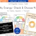Self Regulation: Energy Check & Choose Toolkit, Feelings Speedo ...