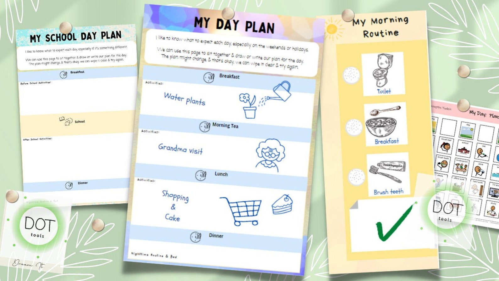 Routine Charts & Visual Schedules, Resources, Self Regulation, Help ...