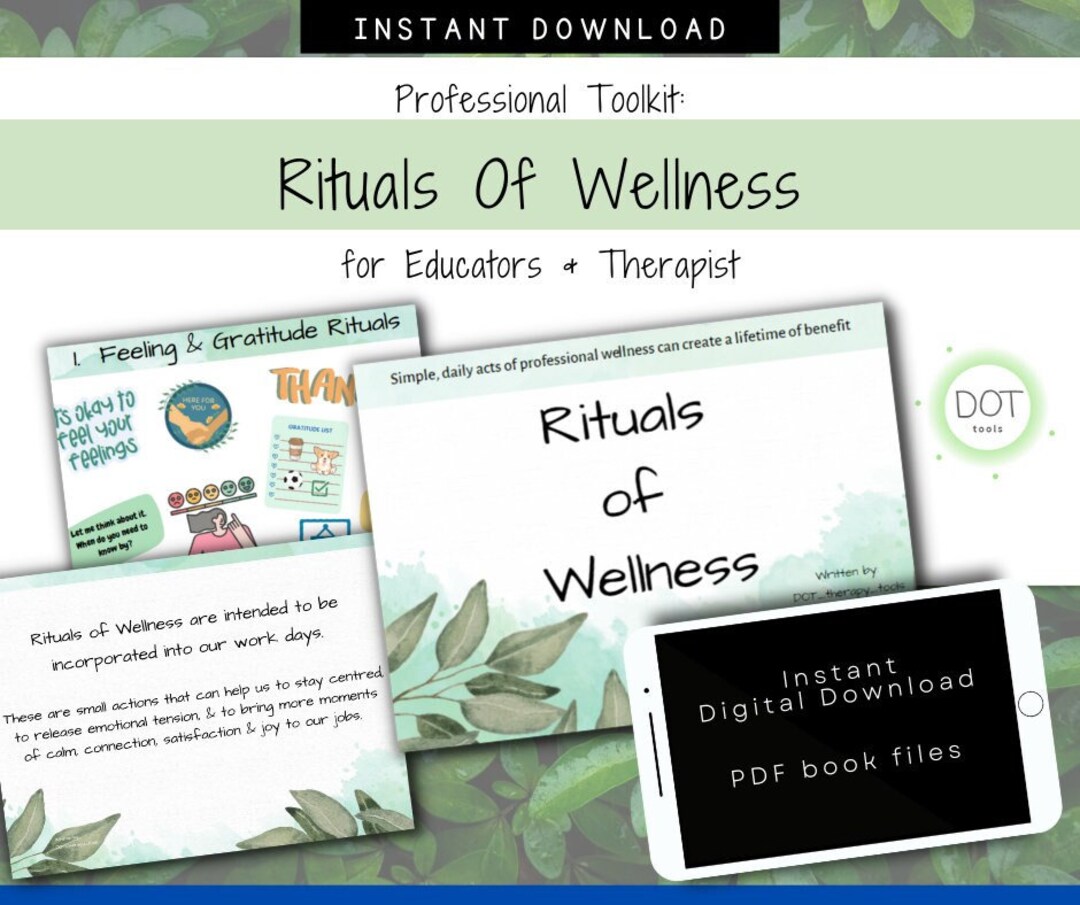 Professional Wellness Book, Rituals, Reflection, Gratitude, Mindfulness ...