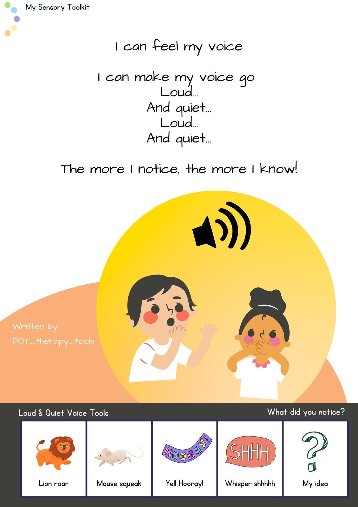 Interoception Children's Book, My Body Helps Me Know How I Feel, Body ...