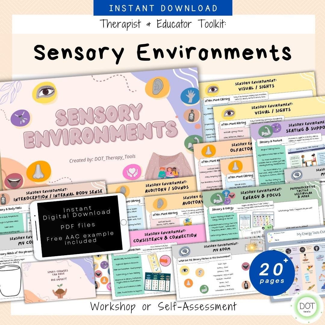 Sensory Environment Assessment, Classroom Sensory Check, Workshop ...