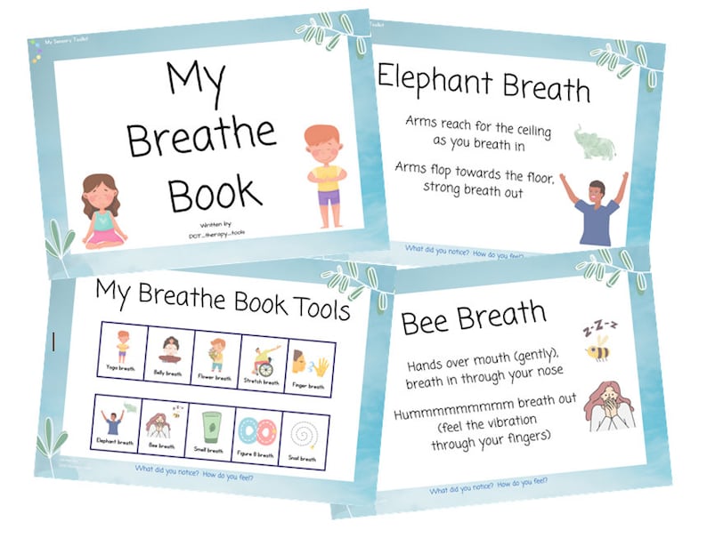 My Breathe Book, Children's Book, Self-regulation, Sensory Tools ...