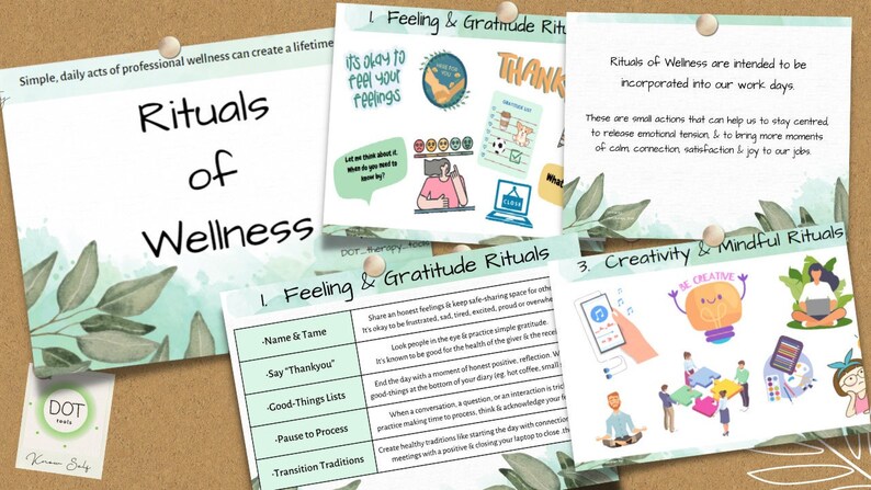 Professional Wellness Book, Rituals, Reflection, Gratitude, Mindfulness ...