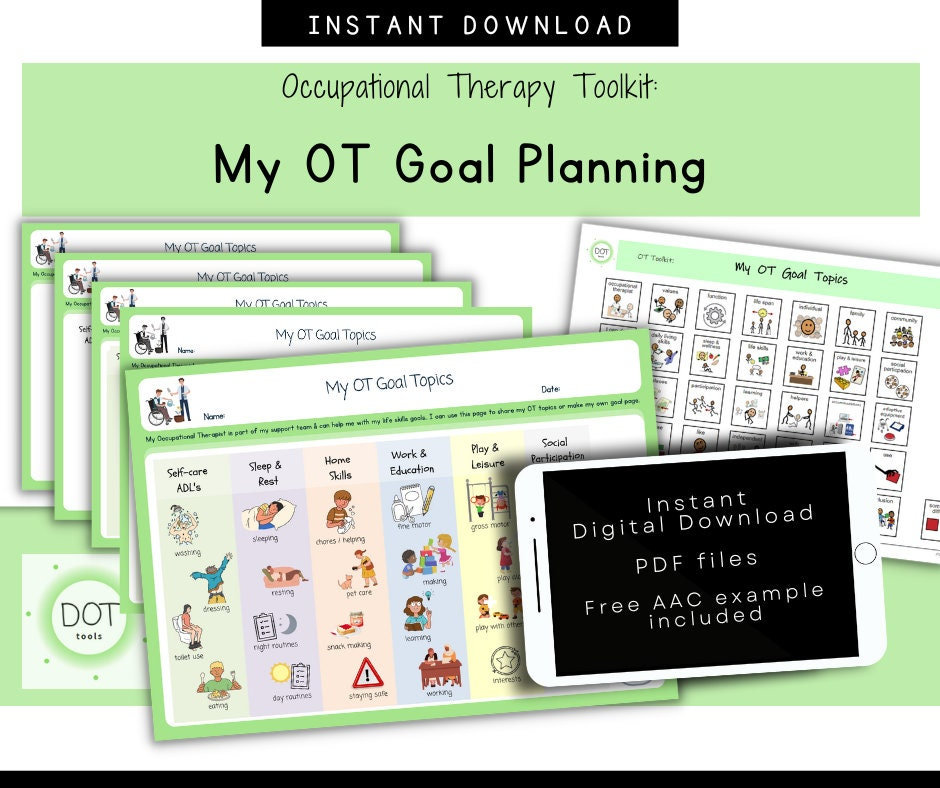 OT Goal Setting & Planning, Functional, Strengths, Therapy, Skills ...