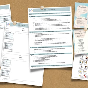 OT Progress Notes, Performance Skills, SOAP Notes, Children, Paediatric ...