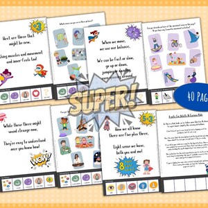 My Super Duper Senses! Children's Book, 8 Sensory Systems, Sensory ...
