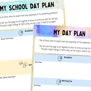 Routine Charts & Visual Schedules, Resources, Self Regulation, Help ...