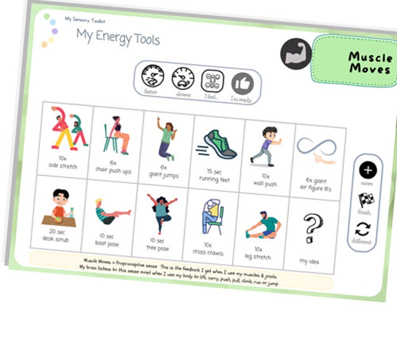 Animated Brain Break: Focus Five Strength Exercises, MP4, Self ...