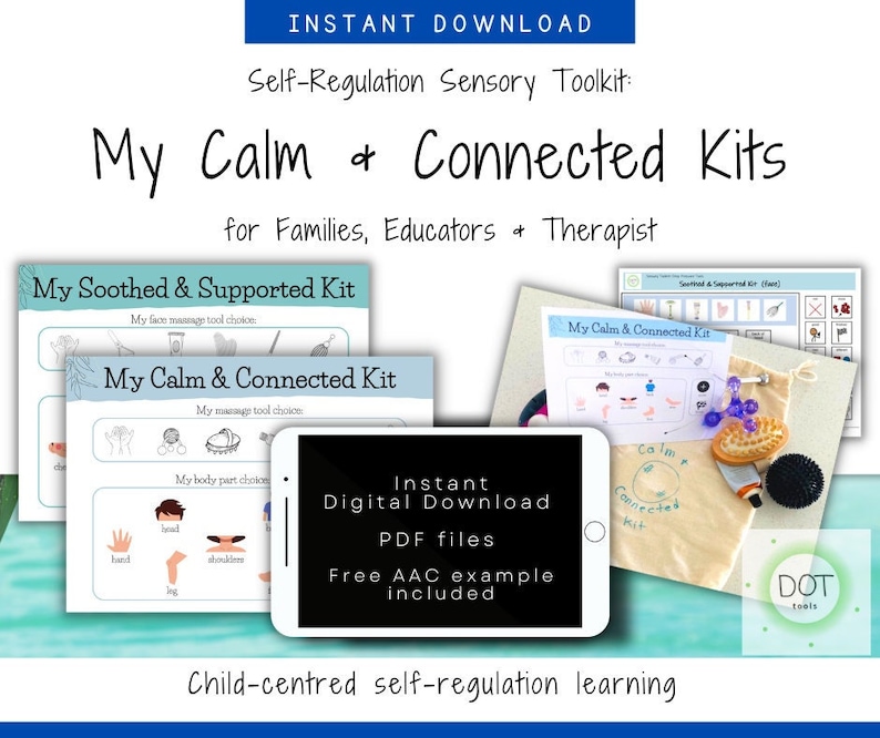 UPDATED Calm & Connected, Deep Pressure Massage, Coregulation, Sensory ...