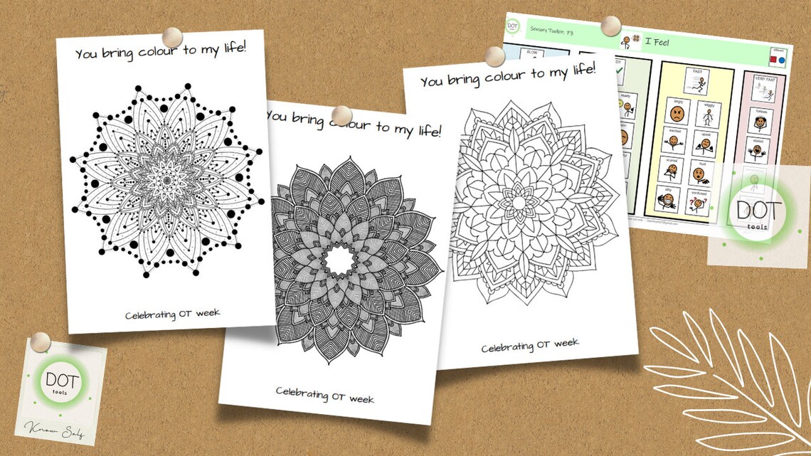 OT Week, Mandala, Colouring, Resources, Celebration, Occupational ...