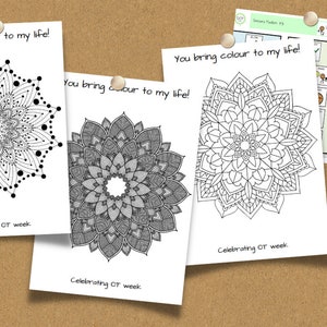 OT Week, Mandala, Colouring, Resources, Celebration, Occupational ...