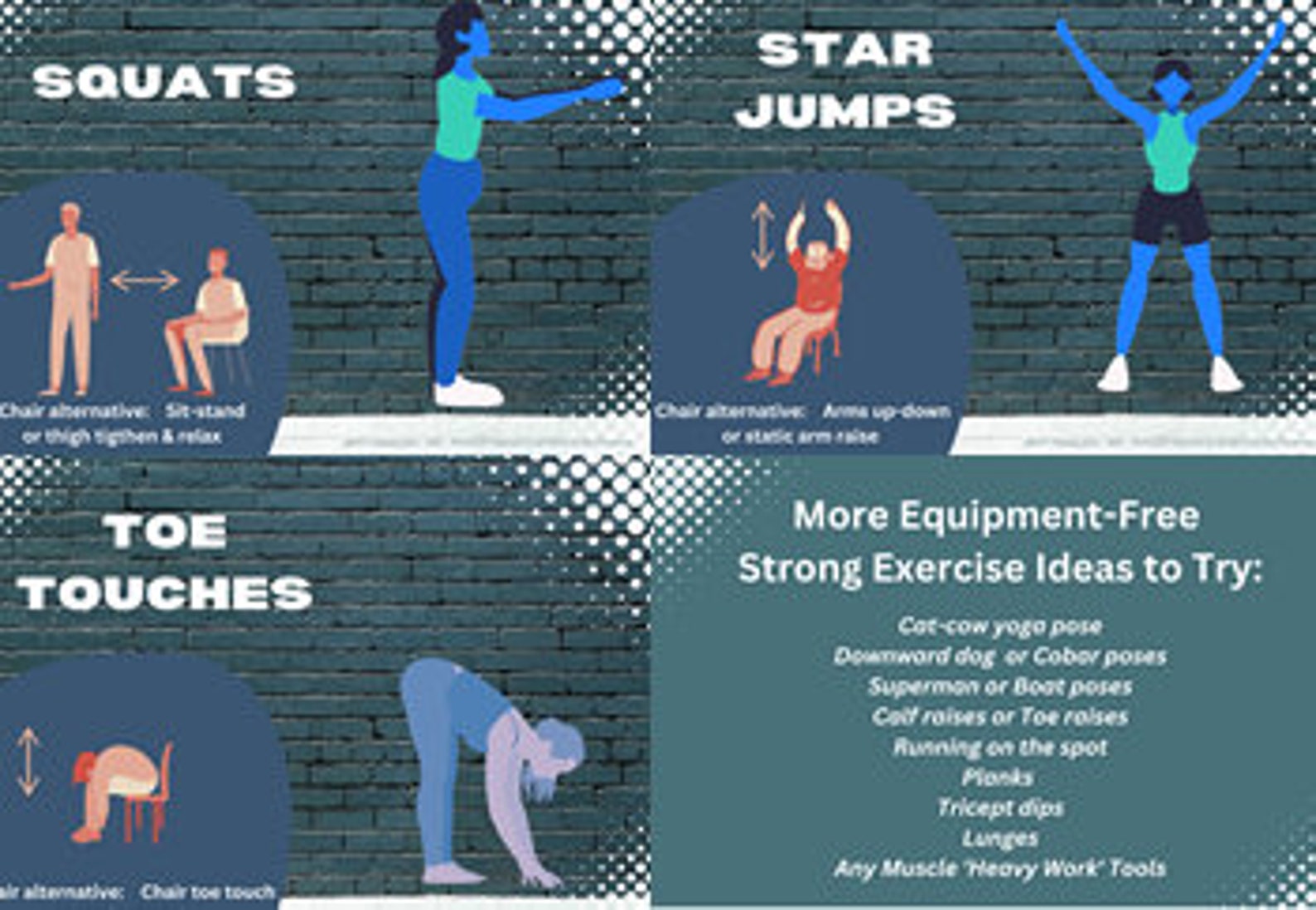 Animated Brain Break: Focus Five Strength Exercises, MP4, Self ...