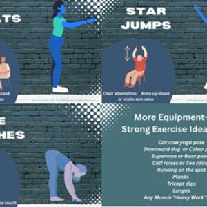 Animated Brain Break: Focus Five Strength Exercises, MP4, Self ...