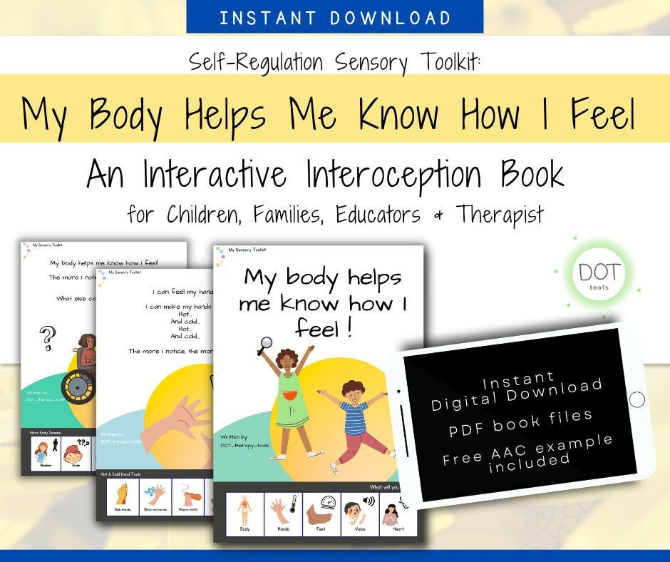 Interoception Children's Book My Body Helps Me Know How I - Etsy