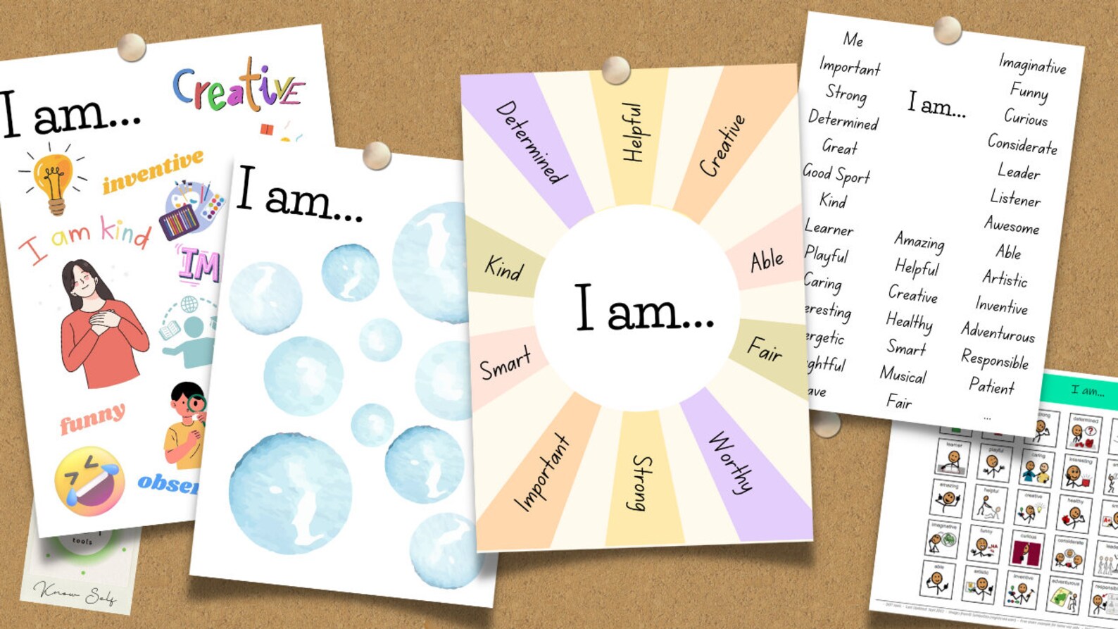 More About Me Tools, Character Traits, Attributes, Strengths, Self ...