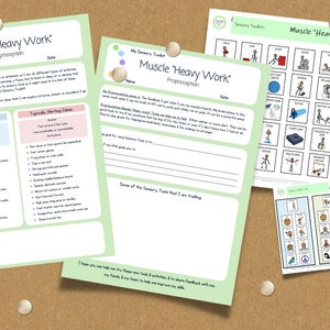 Self-regulation Sensory Tools Bundle, Resources, Children, Kids, OT ...
