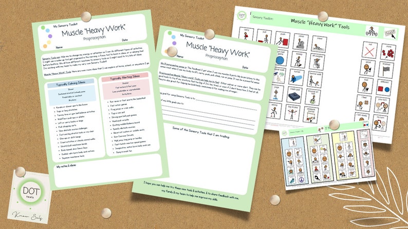 Self-regulation Sensory Tools Bundle, Resources, Children, Kids, OT ...