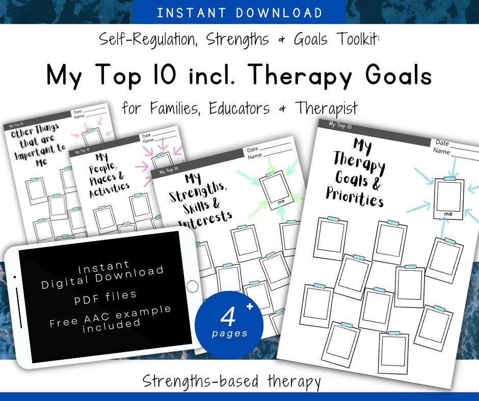 OT Goal Setting & Planning Functional Strengths Therapy - Etsy Australia