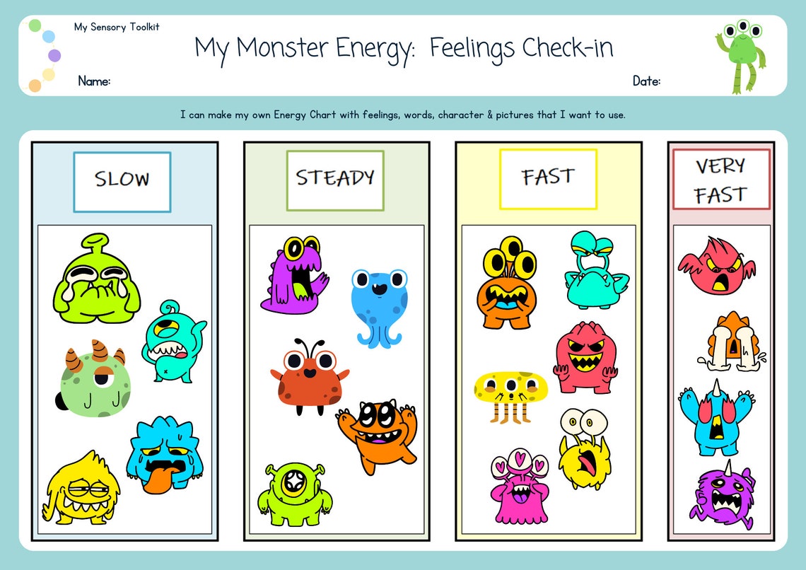 Feelings Tools, Resources, Monsters, Family, Self Regulation, Sensory ...