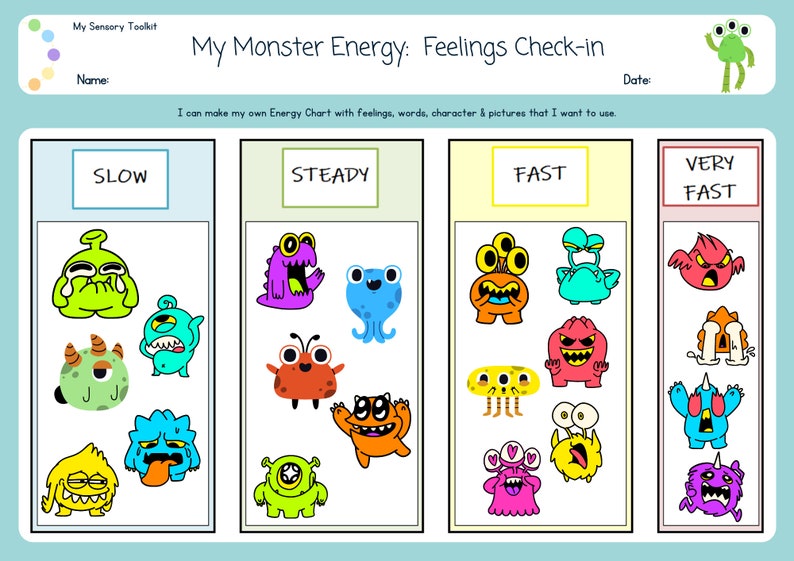 Feelings Tools, Resources, Monsters, Family, Self Regulation, Sensory ...