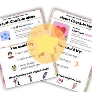 Interoception Learning Tips & Tools, Check-in, Body Cues, Sensory Tools ...