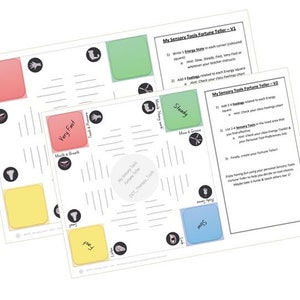 Sensory Tools Fortune Tellers, Self-regulation, Energy Tools, Learning ...