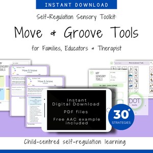 Self-regulation Sensory Tools Bundle, Resources, Children, Kids, OT ...