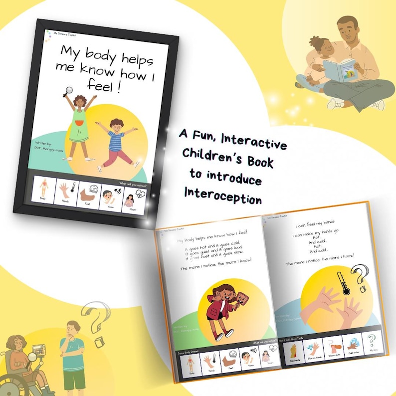 Interoception Children's Book, My Body Helps Me Know How I Feel, Body ...