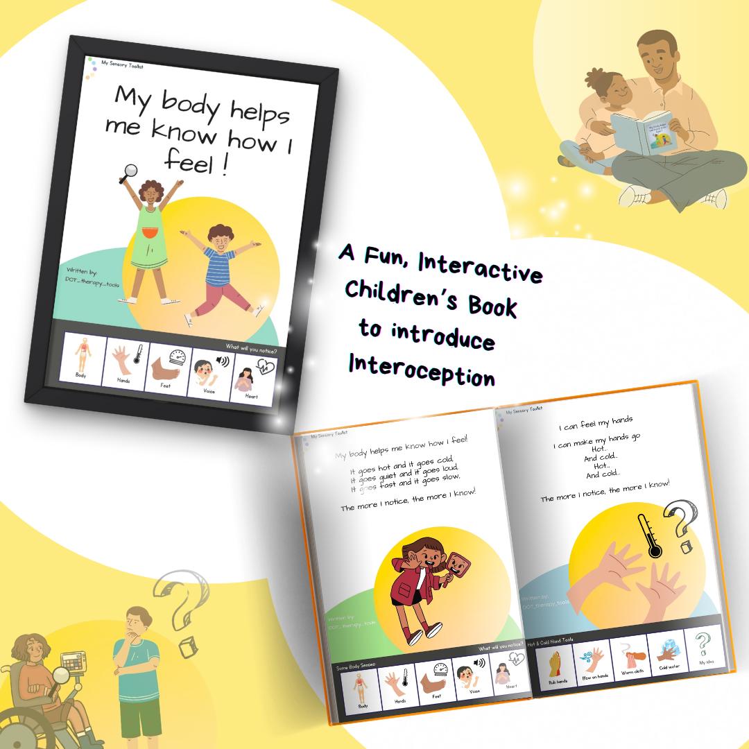 Interoception Children's Book, My Body Helps Me Know How I Feel, Body ...