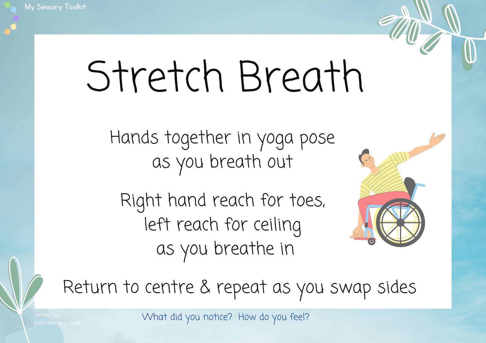 My Breathe Book, Children's Book, Self-regulation, Sensory Tools ...