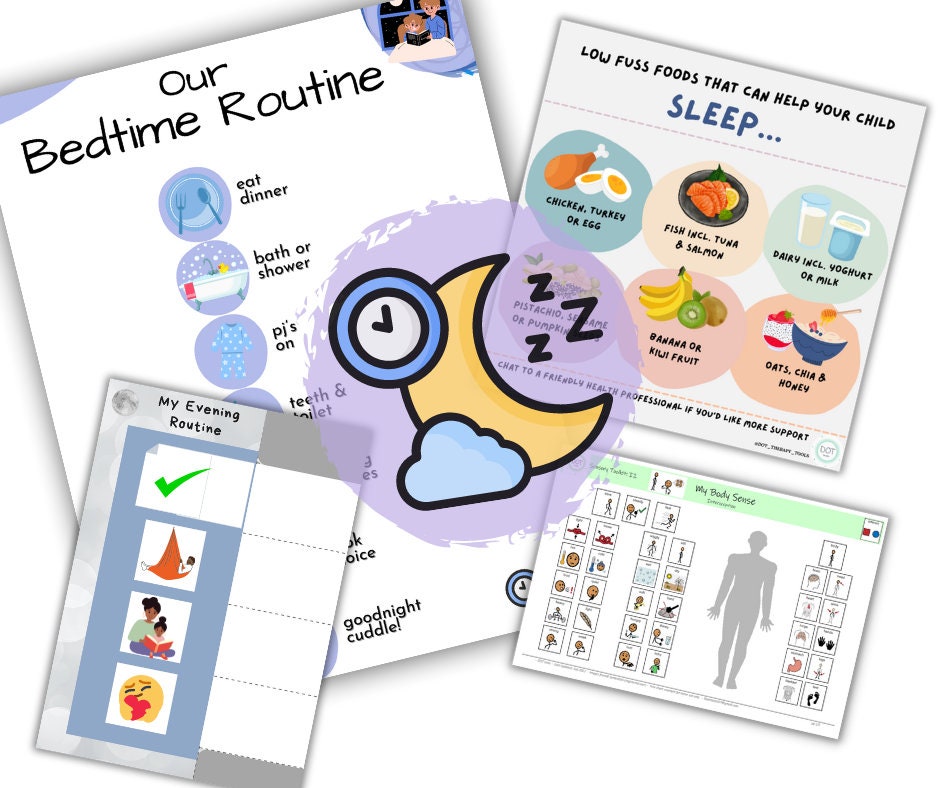 Sleep Skills: Readiness Activities, Rest, Relaxation, Sensory, Calming ...