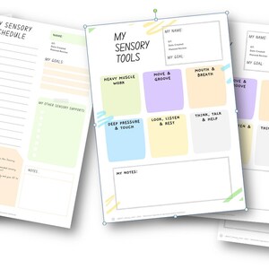 Sensory Diet, Sensory Schedule, Resources, Self Regulation, Child, Teen ...