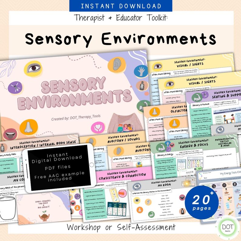 NEW Sensory Problem Solving Worksheets, Activity Analysis, Sensory ...