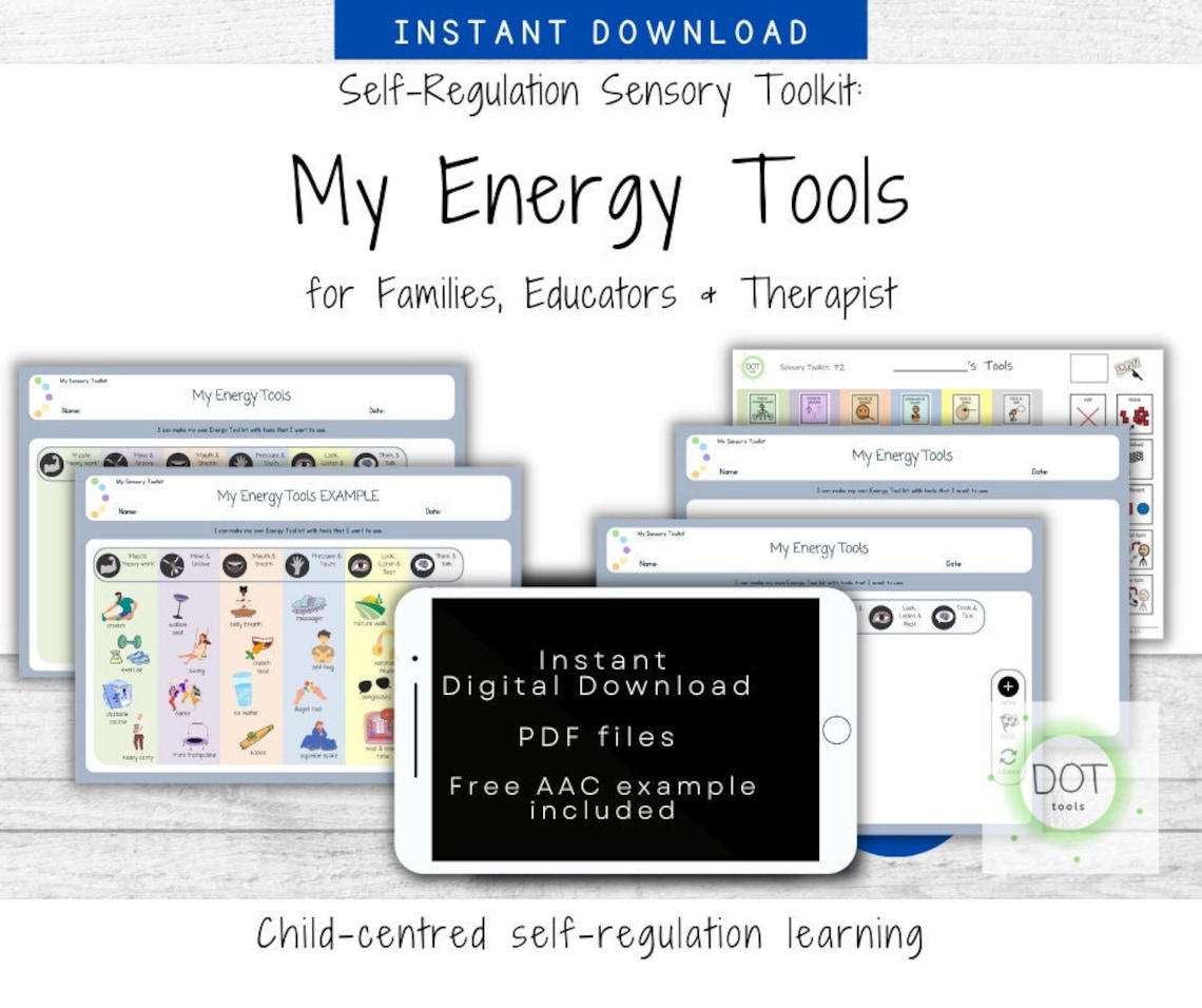 Self-regulation Tools, Sensory Tools, Choices, Sensory Break, Sensory ...