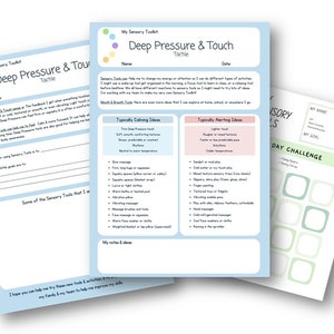 Deep Pressure Sensory Tools, Tactile, Resources, Self Regulation ...