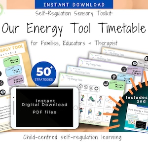 Self-regulation Group Visuals Toolkit: Nature, Sensory Tools, Feelings ...