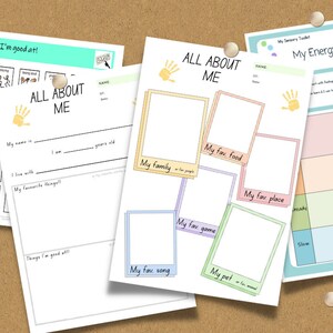 About Me Tools, Strengths, Skills, Relationships, Self Regulation ...