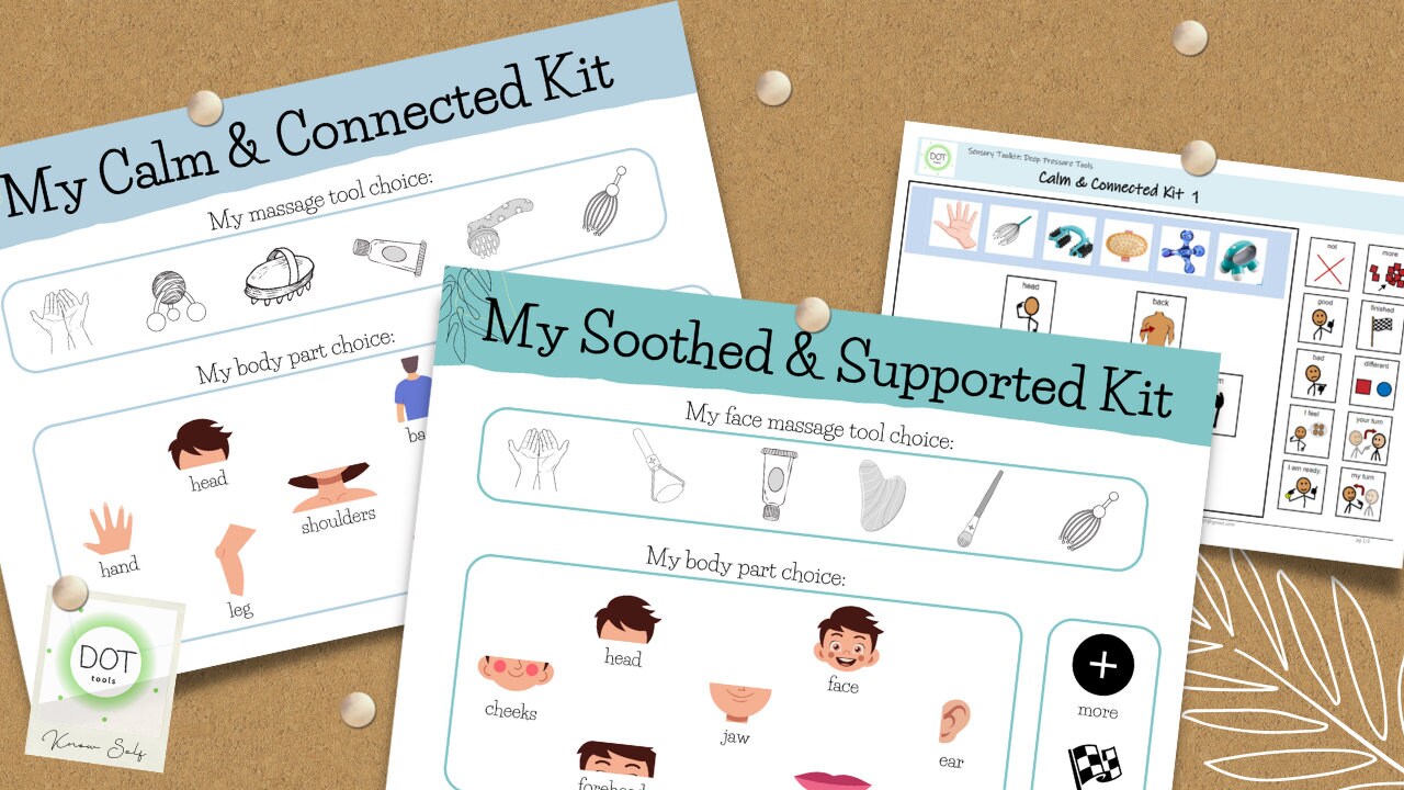 UPDATED Calm & Connected, Deep Pressure Massage, Coregulation, Sensory ...