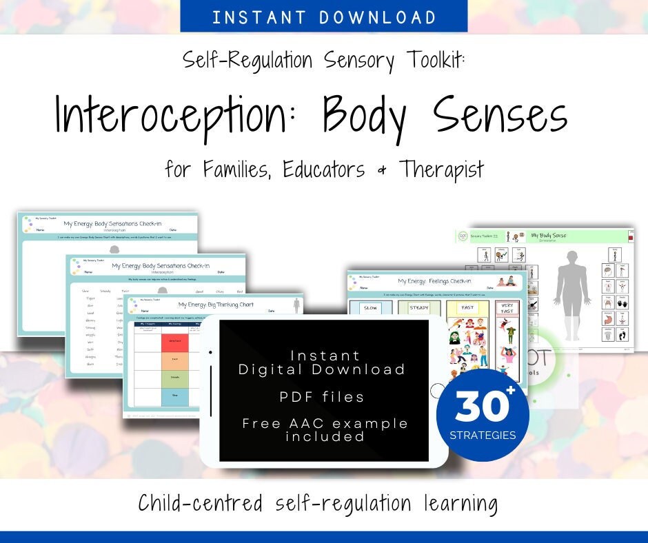 Interoception Sensory Tools Body Sense Resources - Etsy Australia