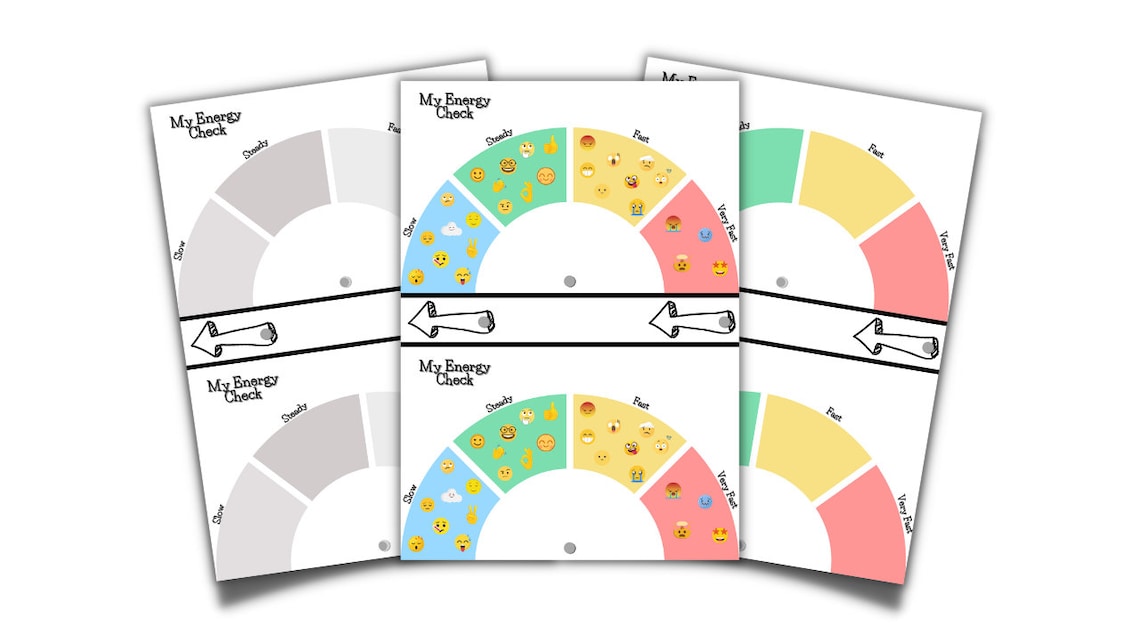 Self Regulation: Energy Check & Choose Toolkit, Feelings Speedo ...