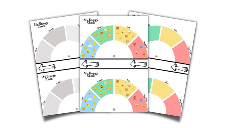 Self Regulation: Energy Check & Choose Toolkit, Feelings Speedo ...