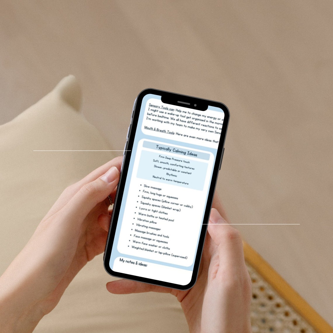 Deep Pressure Sensory Tools Tactile Resources Self - Etsy