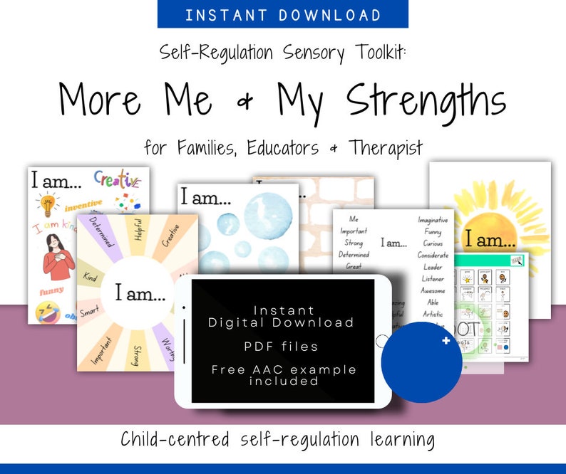 About Me Tools, Strengths, Skills, Relationships, Self Regulation ...