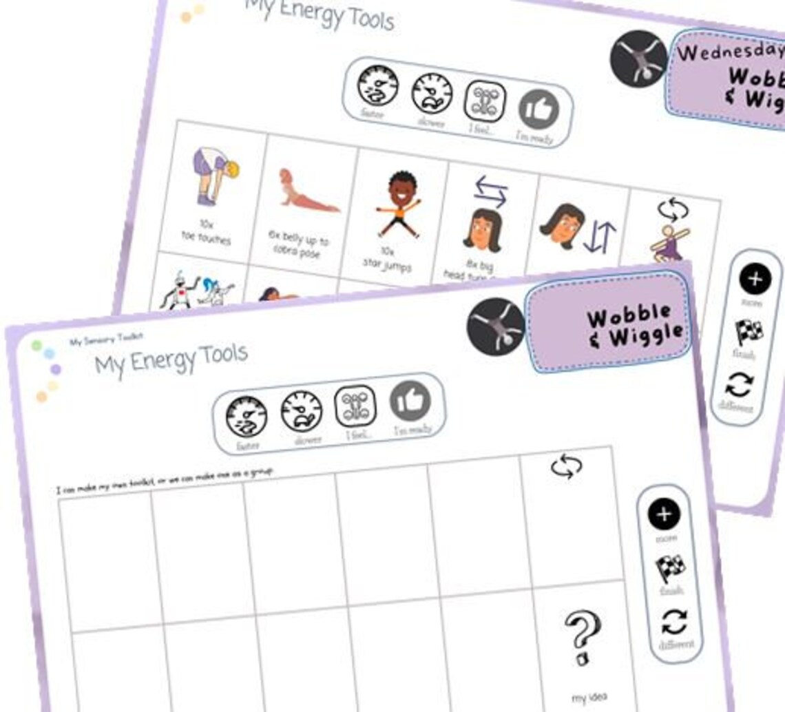 Brain Breaks: Self-regulation Tool Choice Program Sensory - Etsy Australia