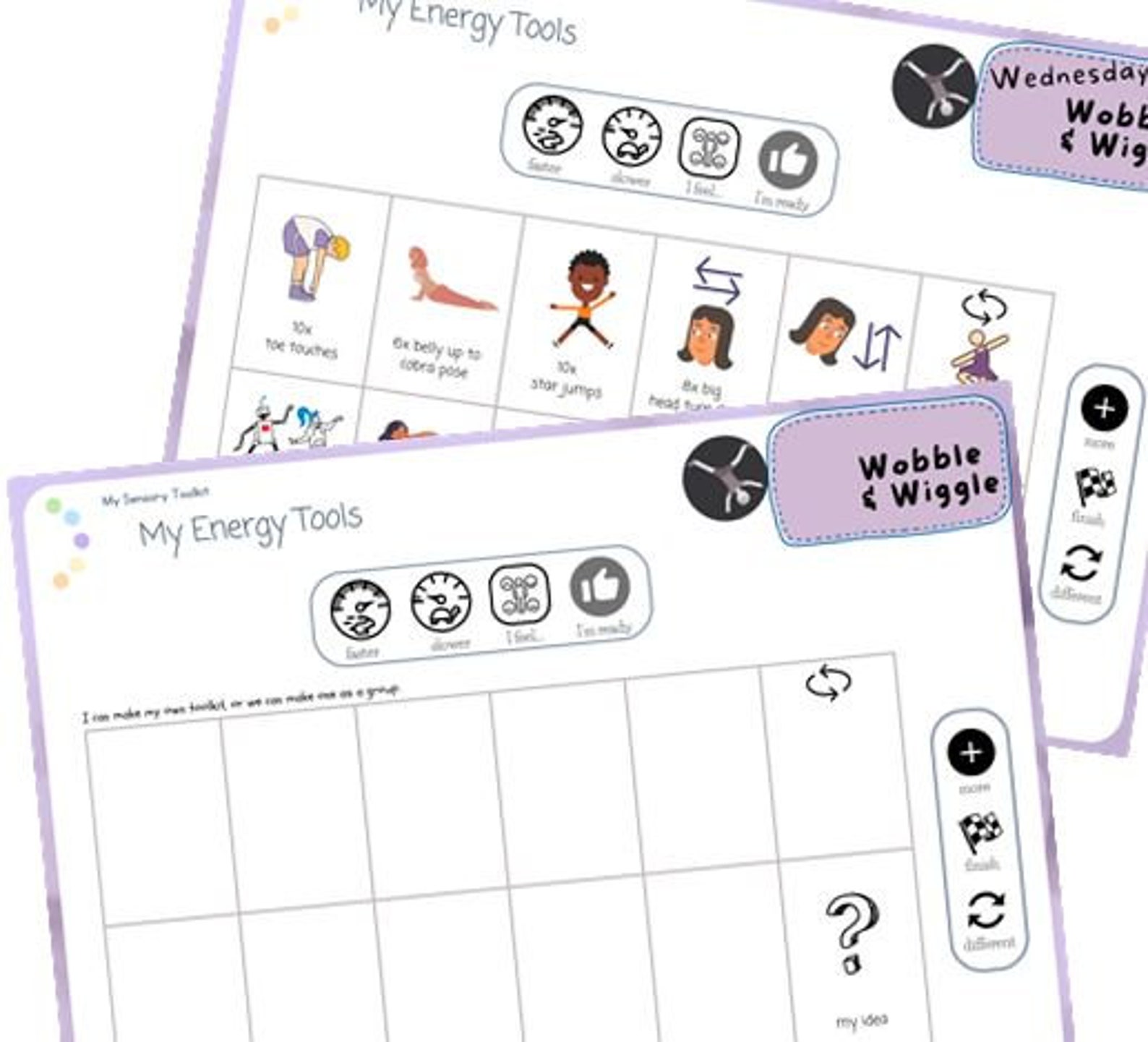Brain Breaks: Self-regulation Tool Choice Program Sensory - Etsy Australia
